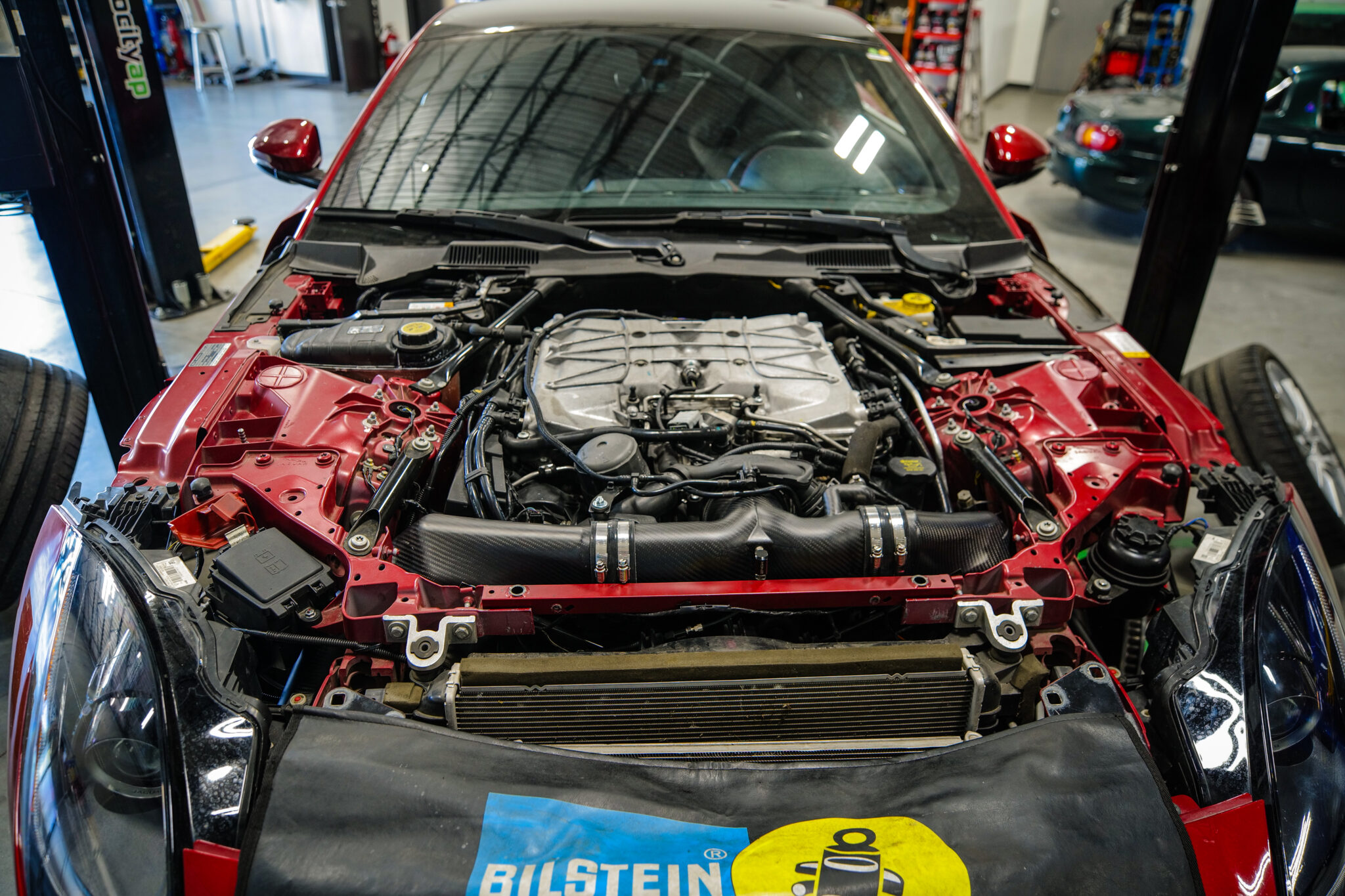 Jaguar F-Type Carbon Fiber Intake System - Velocity Automotive Performance